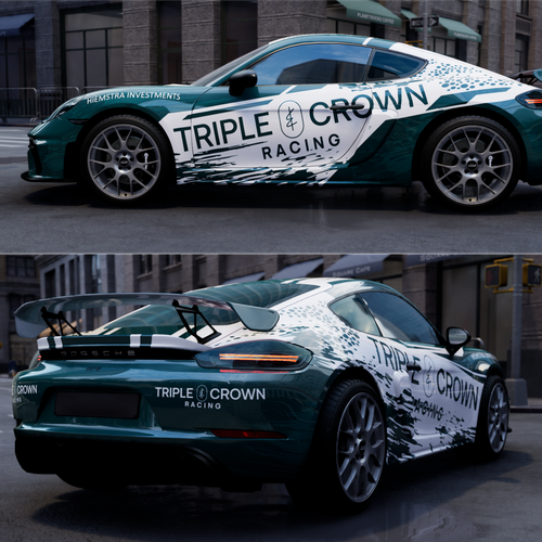 Designs | Cool Racecar Livery - Car wrap for Porsche Cayman 718 GT4 ...