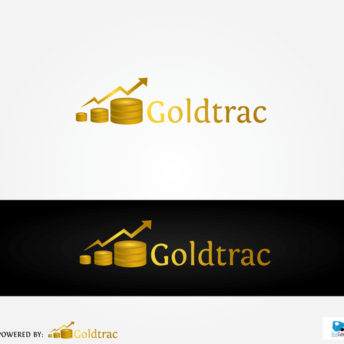 gold tracking logo | Logo design contest