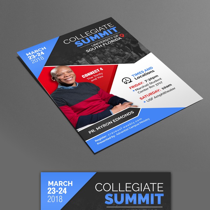 Collegiate Summit Flyer | Postcard, flyer or print contest