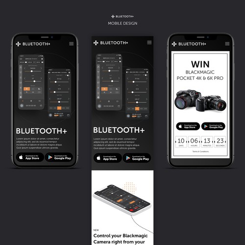 Designs | Catching One-pager Web Site Design for existing iPhone ...