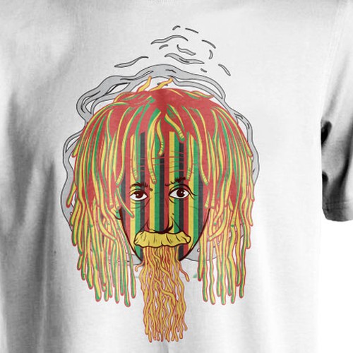 Designs | Striking Spaghettification T-shirt design w Einstein | T ...