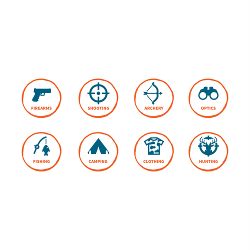 Designs | Design a series of catagory icons for an outdoor retailer ...