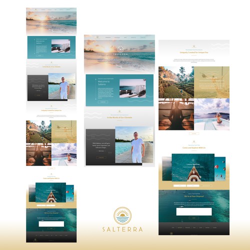 Designs | Create a beautiful dreamlike landing page for a luxury travel ...