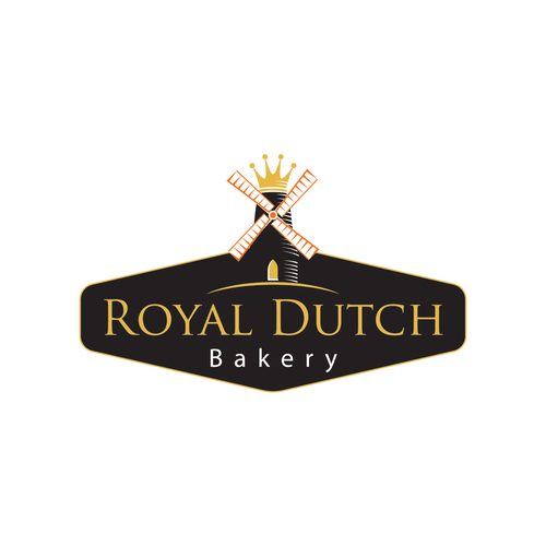 Create a classic logo featuring dutch heritage for Royal Dutch Bakery ...