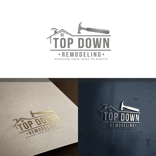Top Down Remodeling | Logo design contest