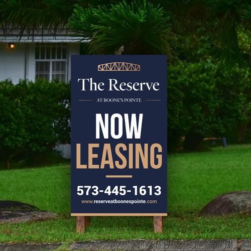 Designs | Designer needed: Eye Catching Now Leasing sign for New ...