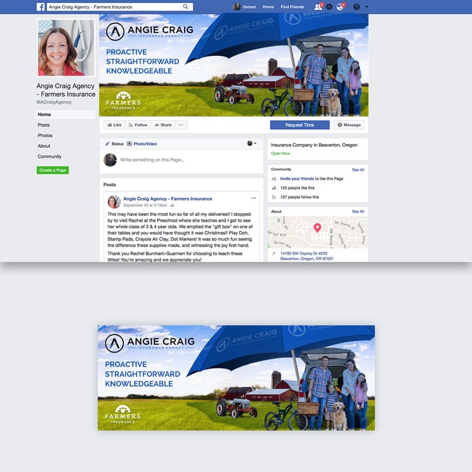 New Insurance Agency Needs an AWESOME FB Cover | Facebook cover contest