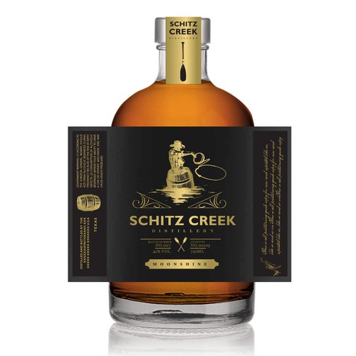 Schitz Creek Distillery Label Design | Product label contest
