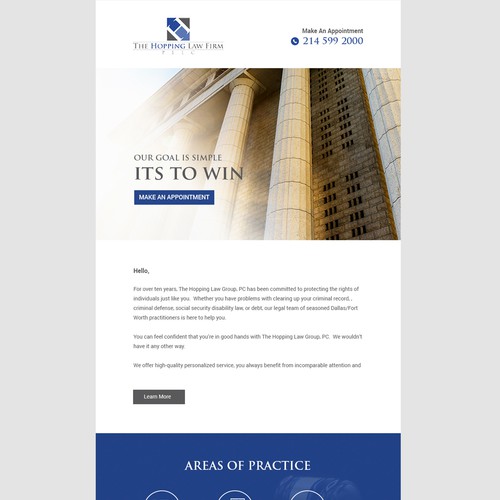 Designs | Law Firm Newsletter Template | Email contest