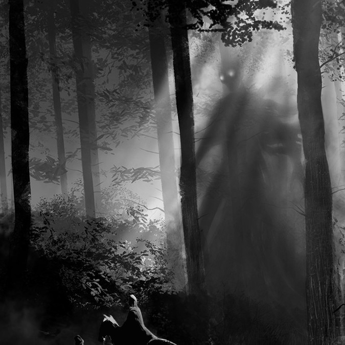 Ominous horror novel needs illustration of main villain to set tone ...