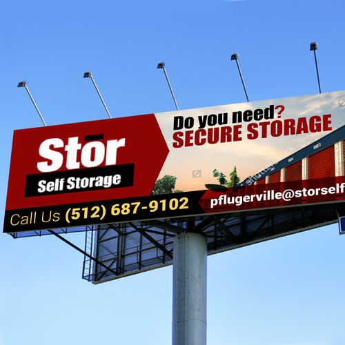 Self Storage Billboard - Central Texas | Signage contest