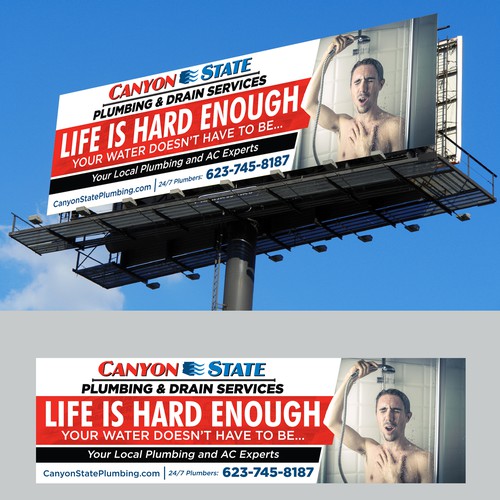 Designs | Fun Billboard Project For Plumbing Company! ~ Get Creative ...