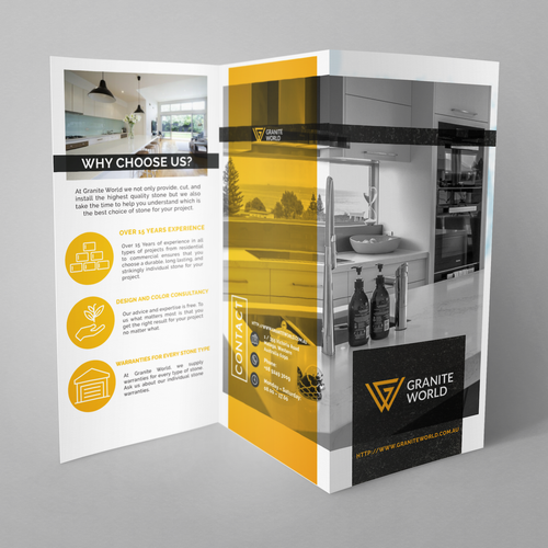 Captivating brochures for Granite World | Brochure contest