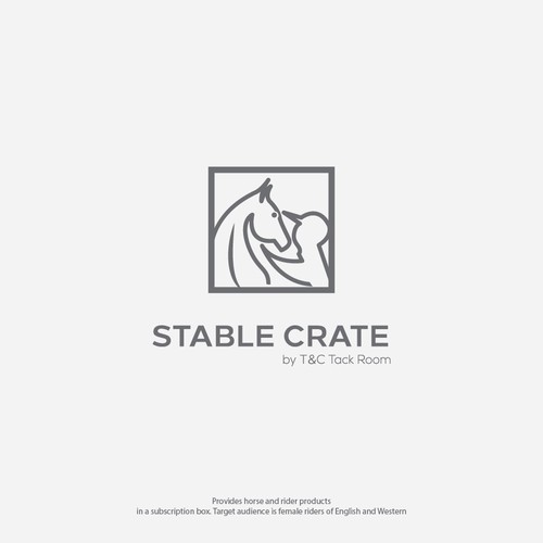 Horse and Rider Subscription Box Logo | Logo design contest