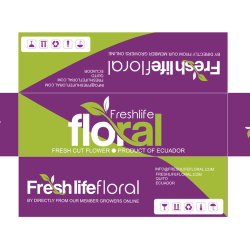 Create captivating fresh cut flower packaging box | Product packaging ...