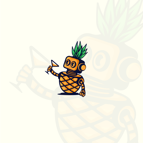 Designs | Pineapple Robot Bar in Maui needs a LOGO!!! | Logo design contest