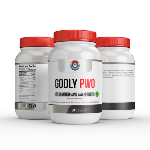 Label-design for Godly Supplements | Product label contest