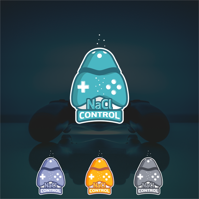 Design a geometric, fresh, colorful logo for a video game streamer on ...