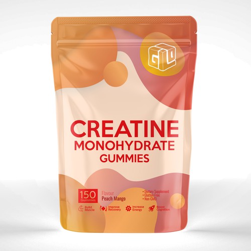 Designs | Bag Design for Creatine Monohydrate Gummy brand | Product ...