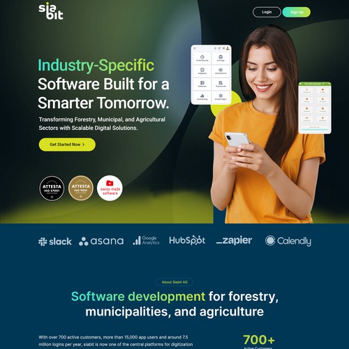 Designs | Redesigning siabit – Professional. Scalable. Investable ...