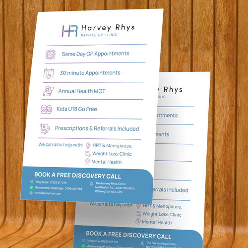 Designs | Private Doctors Flyer Design | Postcard, flyer or print contest