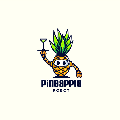 Designs | Pineapple Robot Bar in Maui needs a LOGO!!! | Logo design contest