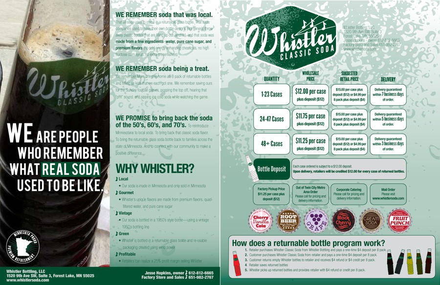 Create Sales Flyer for Minnesota Soda Company | Postcard, flyer or ...
