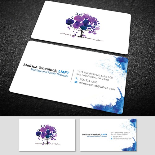 California Therapist Needs Business Card And Lots More Projects To Come ...