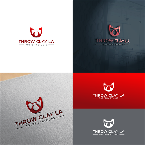 Pottery Studio Logo for "Throw Clay LA" | Logo design contest