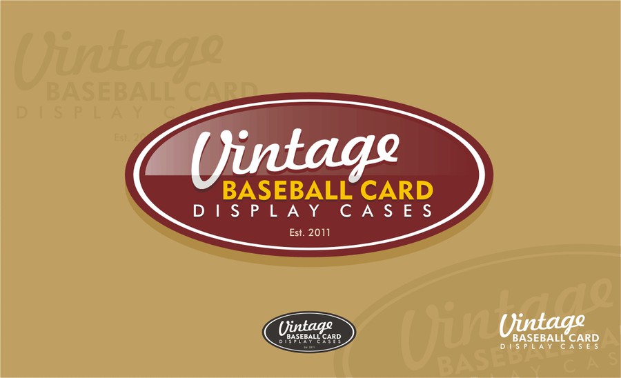 Help Vintage Baseball Card Display Cases with a new logo | Logo design ...