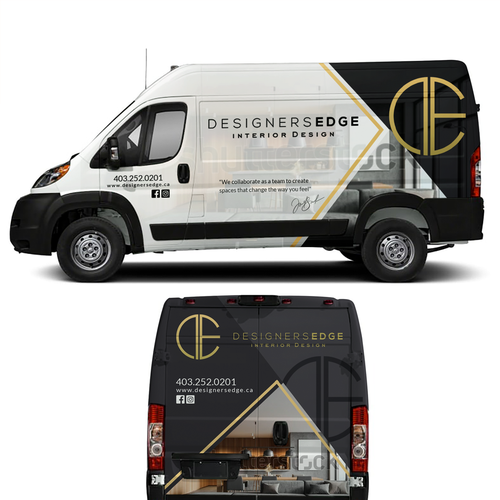 Designs | Creative Van Wrap for Interior Design Firm (Lots of info in ...