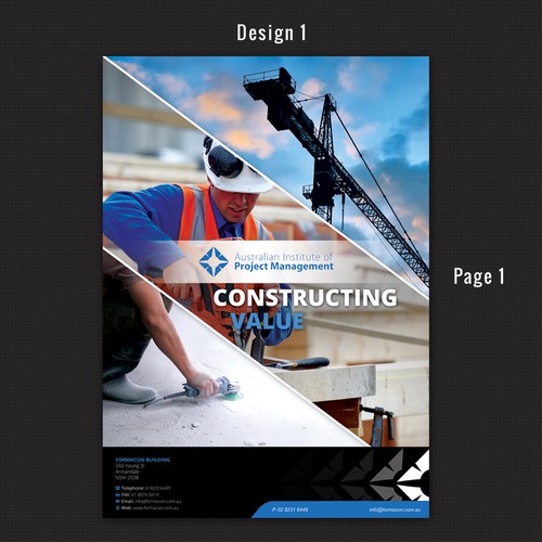 Create my construction business brochure | Brochure contest