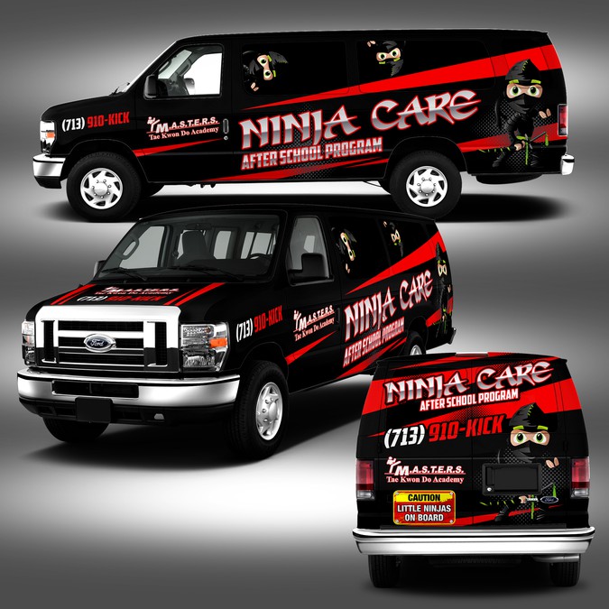 Martial Arts Van wrap | Car, truck or van wrap contest