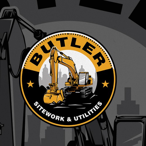Designs | Sitework & Utility Construction Logo/Mascot Brand Identity ...