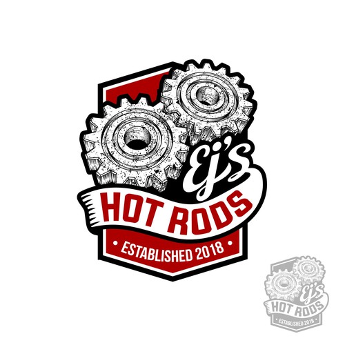 Hot Rod shop logo | Logo design contest