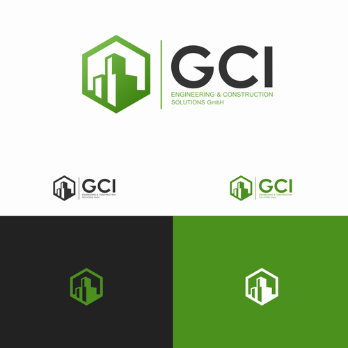 GCI - Engineering & Construction Solutions GmbH | Logo & business card ...