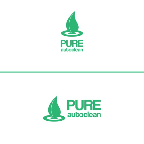 Create a logo for an Eco friendly car wash (uses 1 cup of water per ...