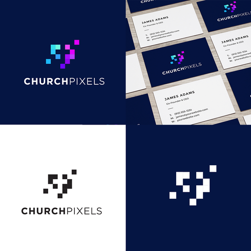 Designs | Design a vibrant and fun logo for a pixel design startup ...
