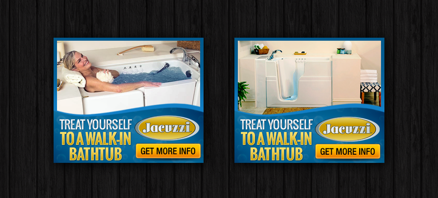 Jacuzzi Walk In Bathtub Banner Ads | Banner ad contest
