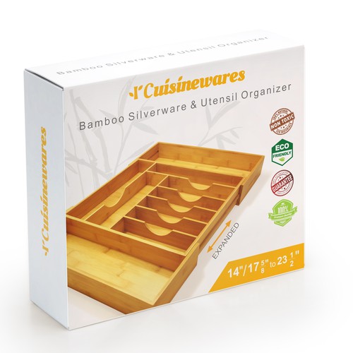 Design a Package on a box for Cuisinewares in the kitchen space ...