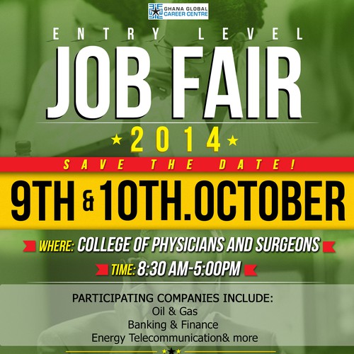 Job Fair flyer | Postcard, flyer or print contest