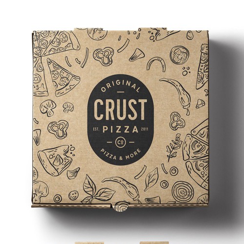 Designs | Crust Pizza Co. Needs a New Pizza Box | Product packaging contest