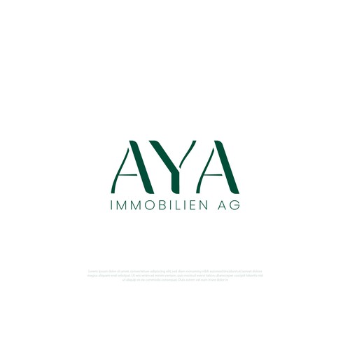 Designs | ** new Logo for AYA Immobilien AG ** | Logo design contest