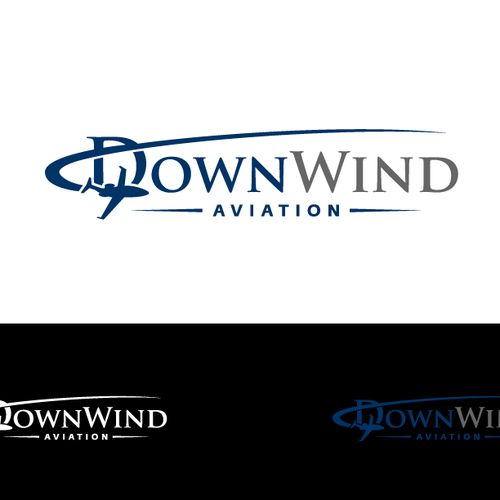 logo for Downwind Aviation | Logo design contest