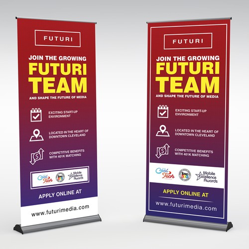 Easy Project - Create stand-up banner for College Recruitment Fair ...