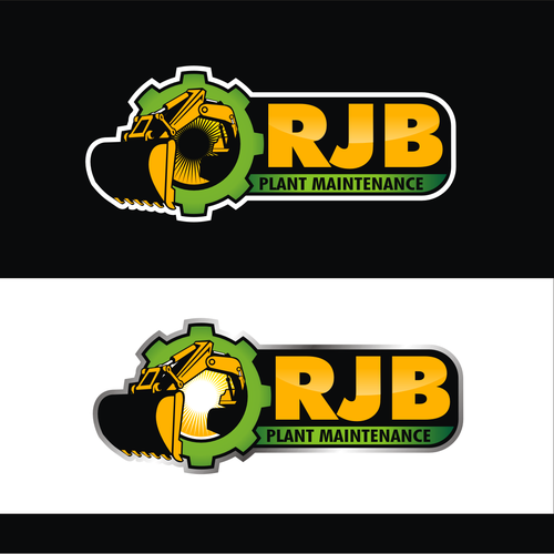 Create a strong masculine earthmoving/construction logo for RJB Plant ...