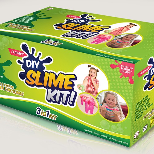 Create a Slime kit box that all kids would love to play with! | Product ...