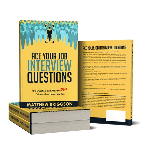 Design a book cover for a job interview book. | Book cover contest