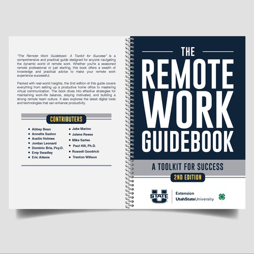 Designs | The Remote Work Guidebook - 2nd Edition | Book cover contest