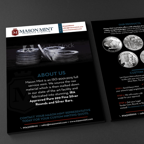 Designs | Create An Exciting Flyer To Showcase Our Custom Silver Coin ...